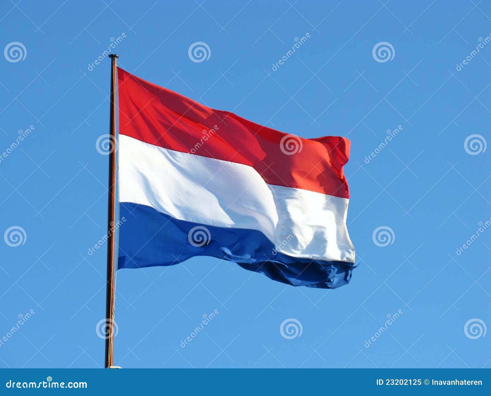 Flaf van Nederland stock afbeelding. Image of europa - 23202125