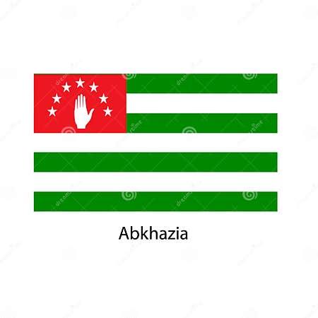 Flag of Abkhazia vector stock vector. Illustration of abkhaziaflag ...