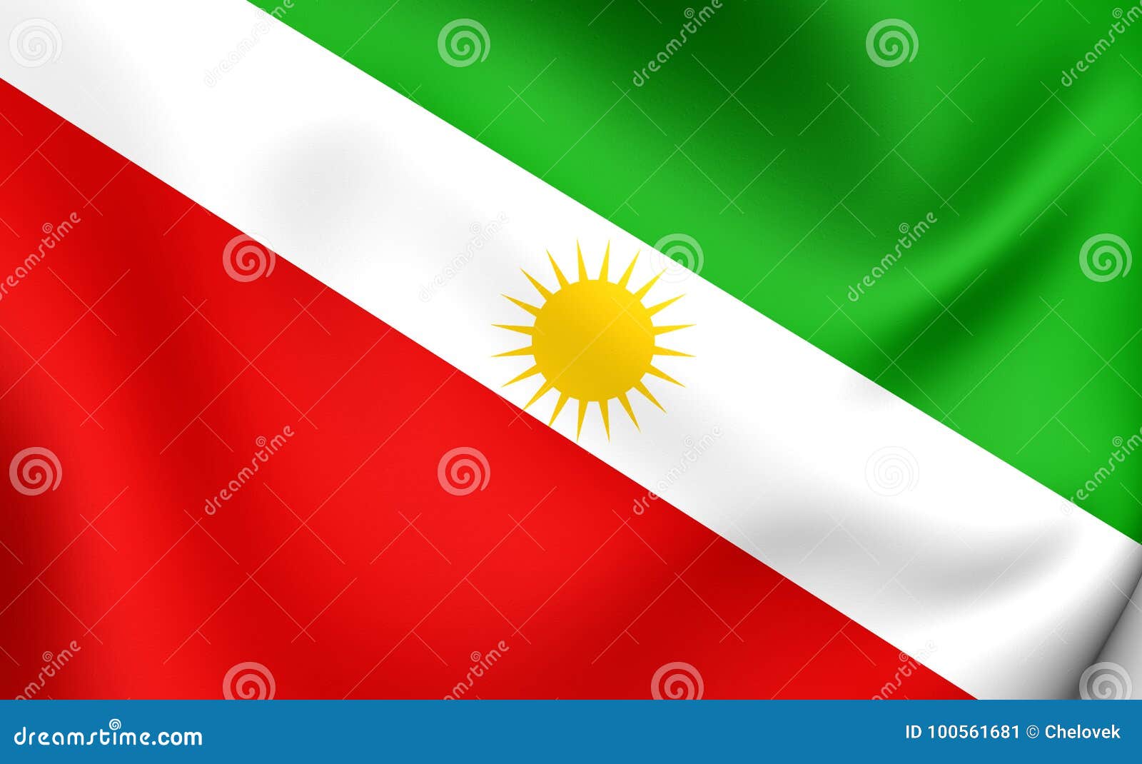 Flag of Acara, Brazil. stock illustration. Illustration of para - 100561681