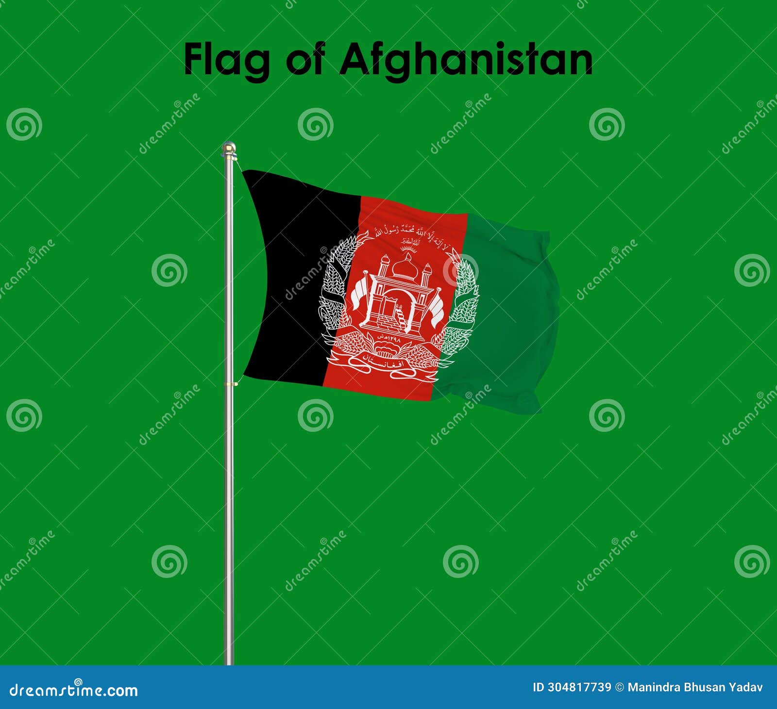 Flag Of Afghanistan, Afghanistan Flag, National Flag Of Afghanistan ...