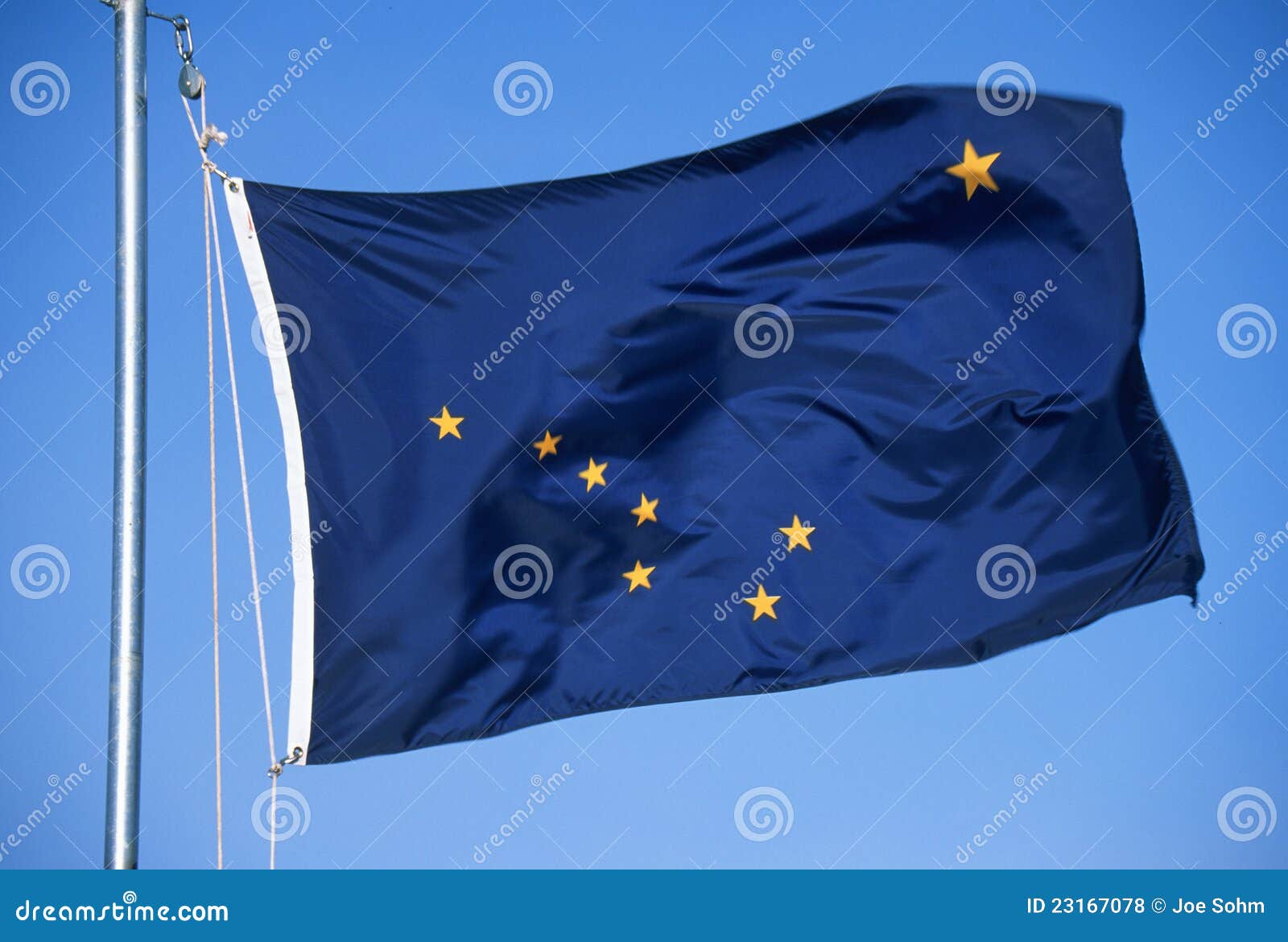 Flag of Alaska stock photo. Image of colour, motifs, state - 23167078