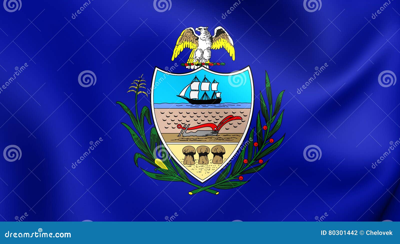 Map Of Allegheny County In Pennsylvania State On White Background ...