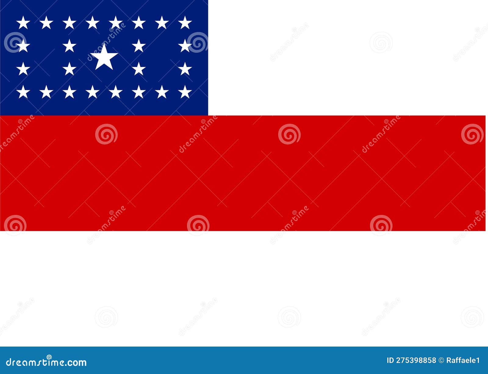 Flag of Amazonas, Brasil stock illustration. Illustration of america ...
