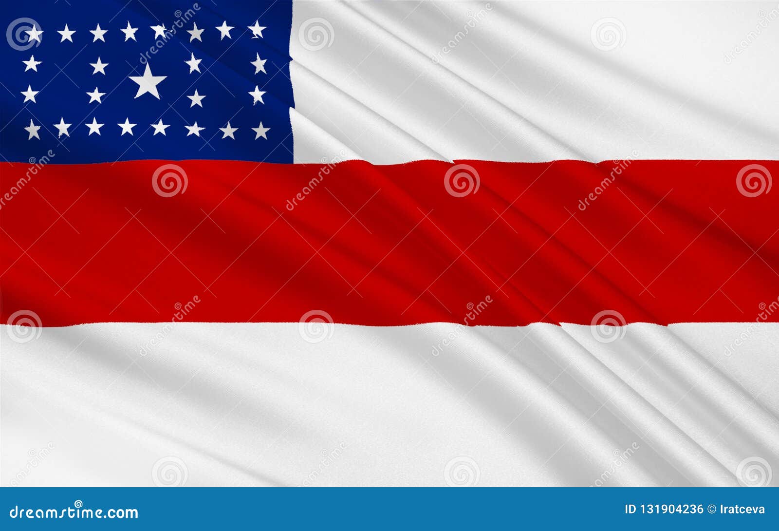Flag of Amazonas, Brazil stock illustration. Illustration of national ...