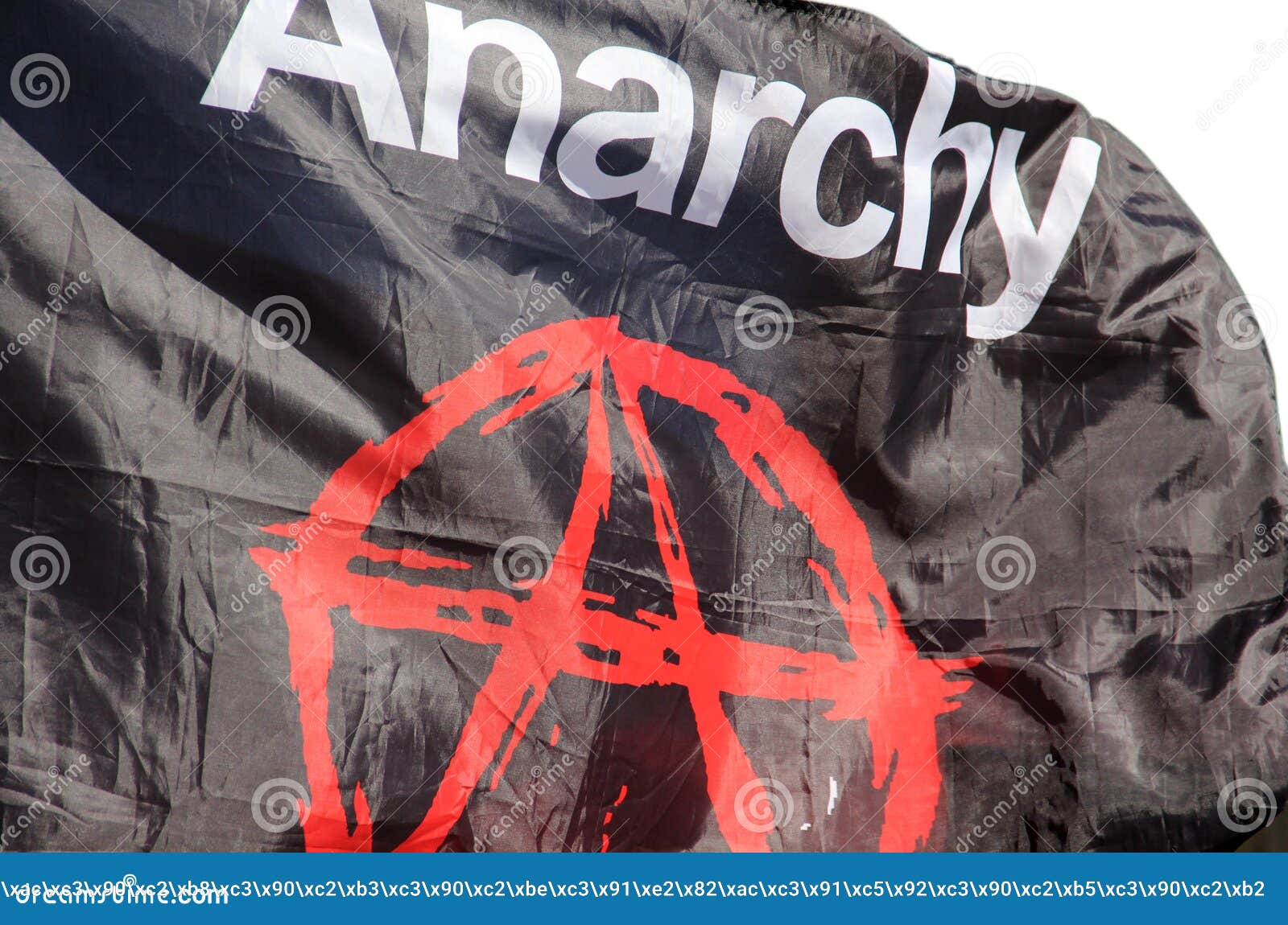 Flag with an anarchy one stock image. Image of flag - 117004815