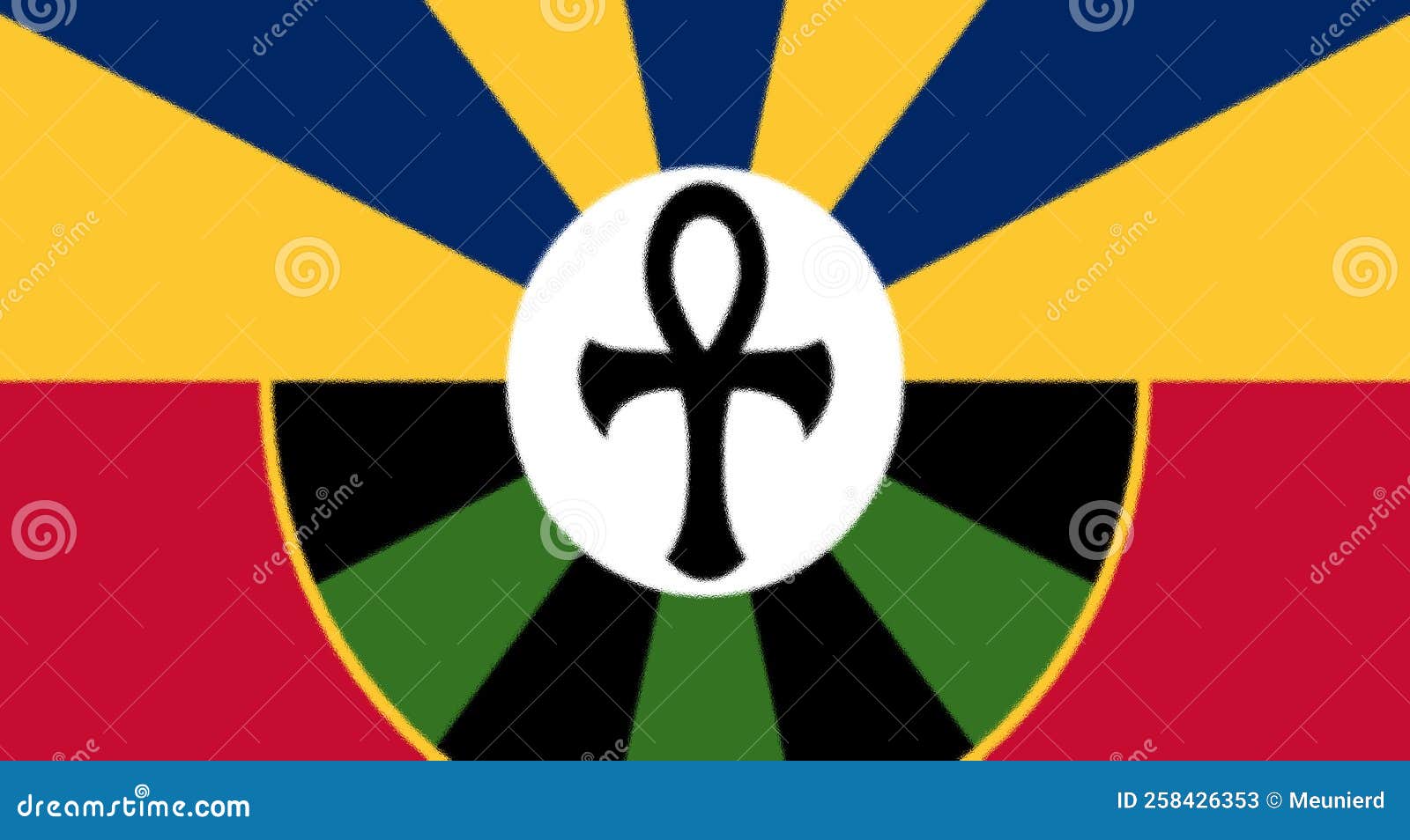 Glossy Glass Flag of Ancient Egypt Stock Illustration - Illustration of ...