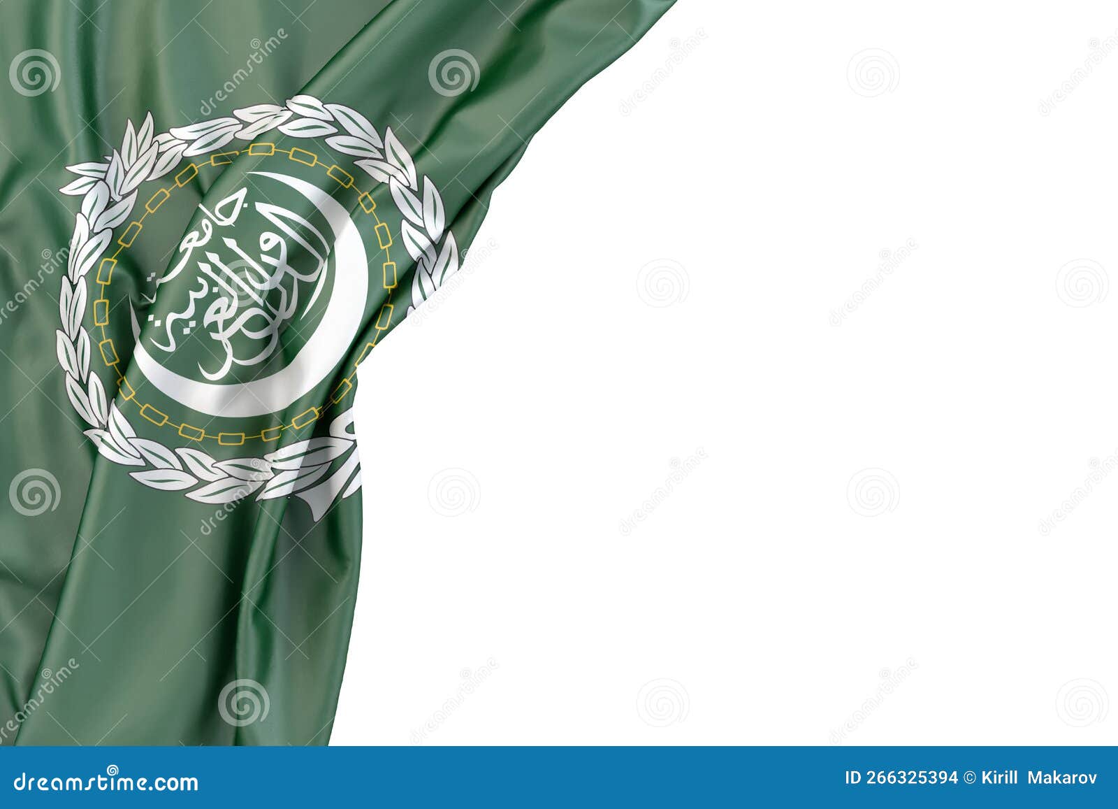 Flag League Of Arab States Brush Strokes. Flag Of Arab League On ...