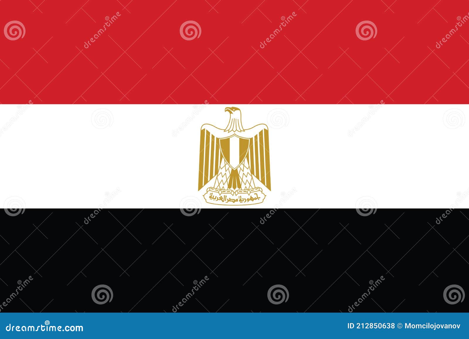 Flag Of Sohag On Map Of Egypt Governorates Stock Illustration ...