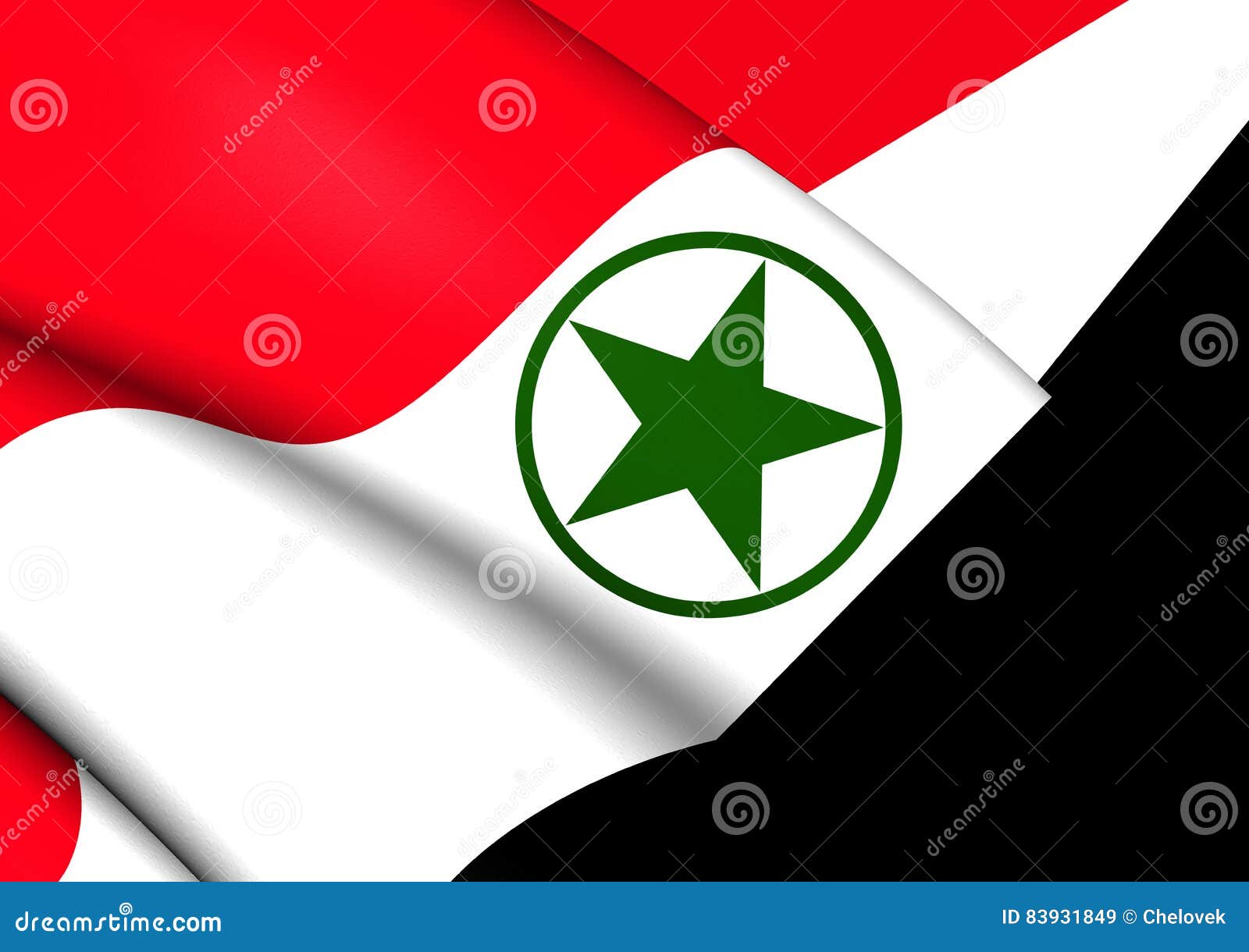Flag of Arabistan stock illustration. Illustration of horizontal - 83931849