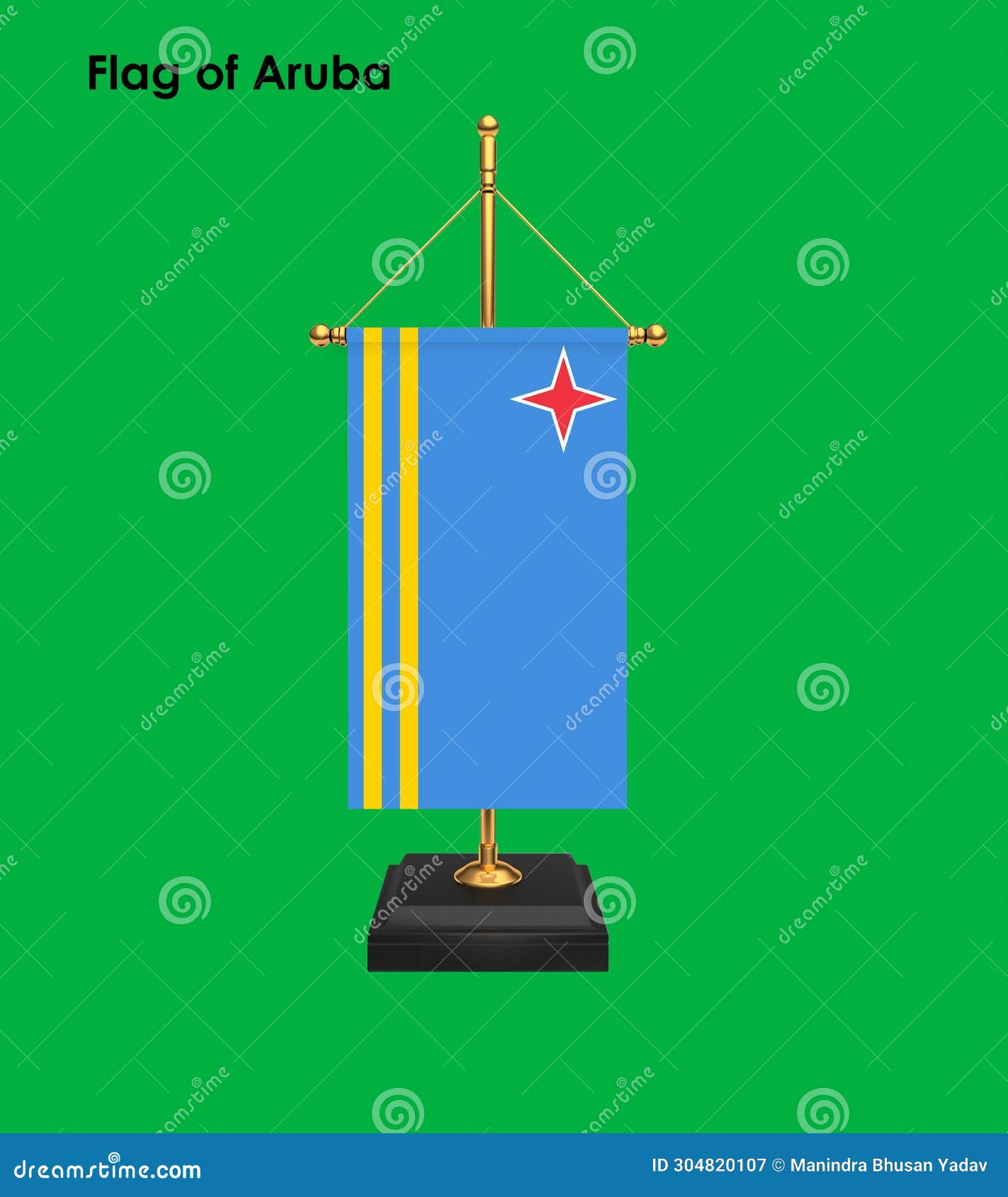 Flag of Aruba, Aruba Flag, National Flag of Aruba. Table Flag of Aruba ...