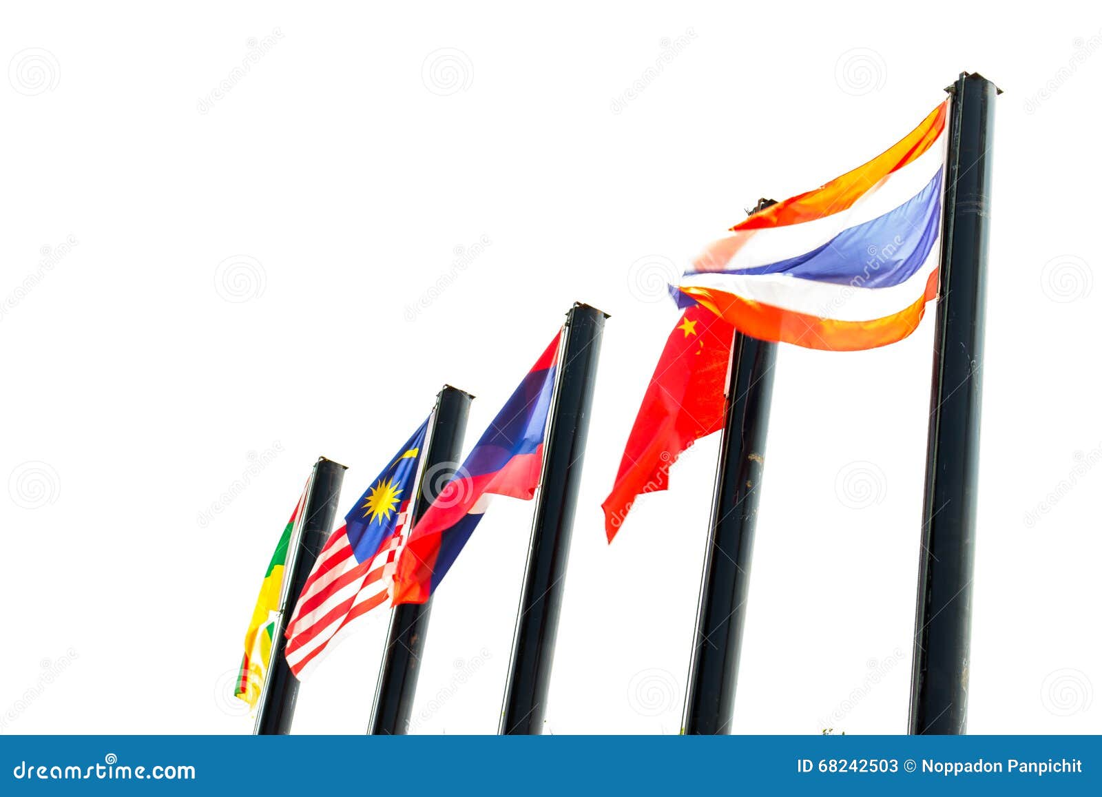 Flag ASEAN stock image. Image of connection, malaysia - 68242503
