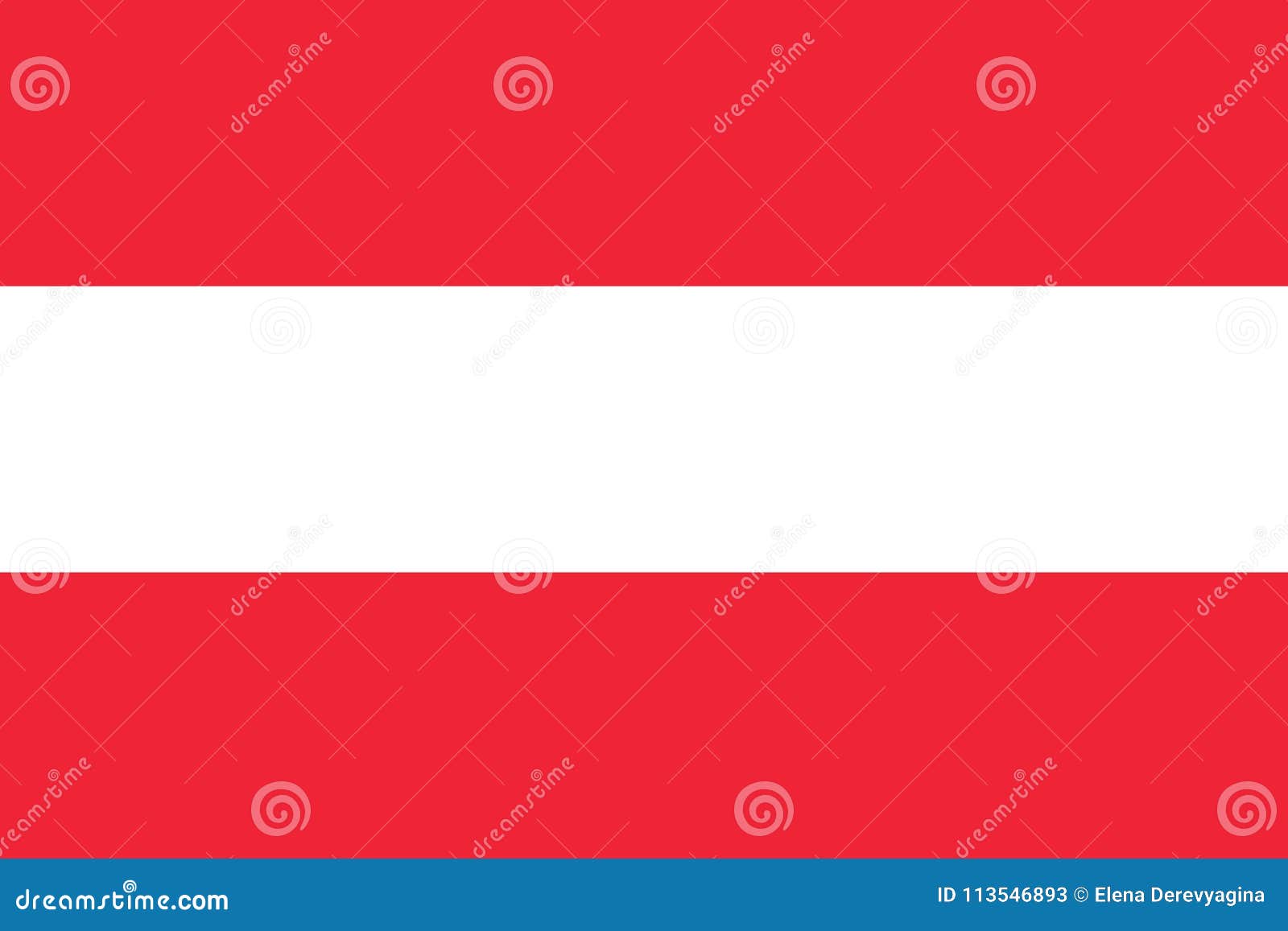 The Flag of Austria. National Symbol of the State. Vector Illustration ...