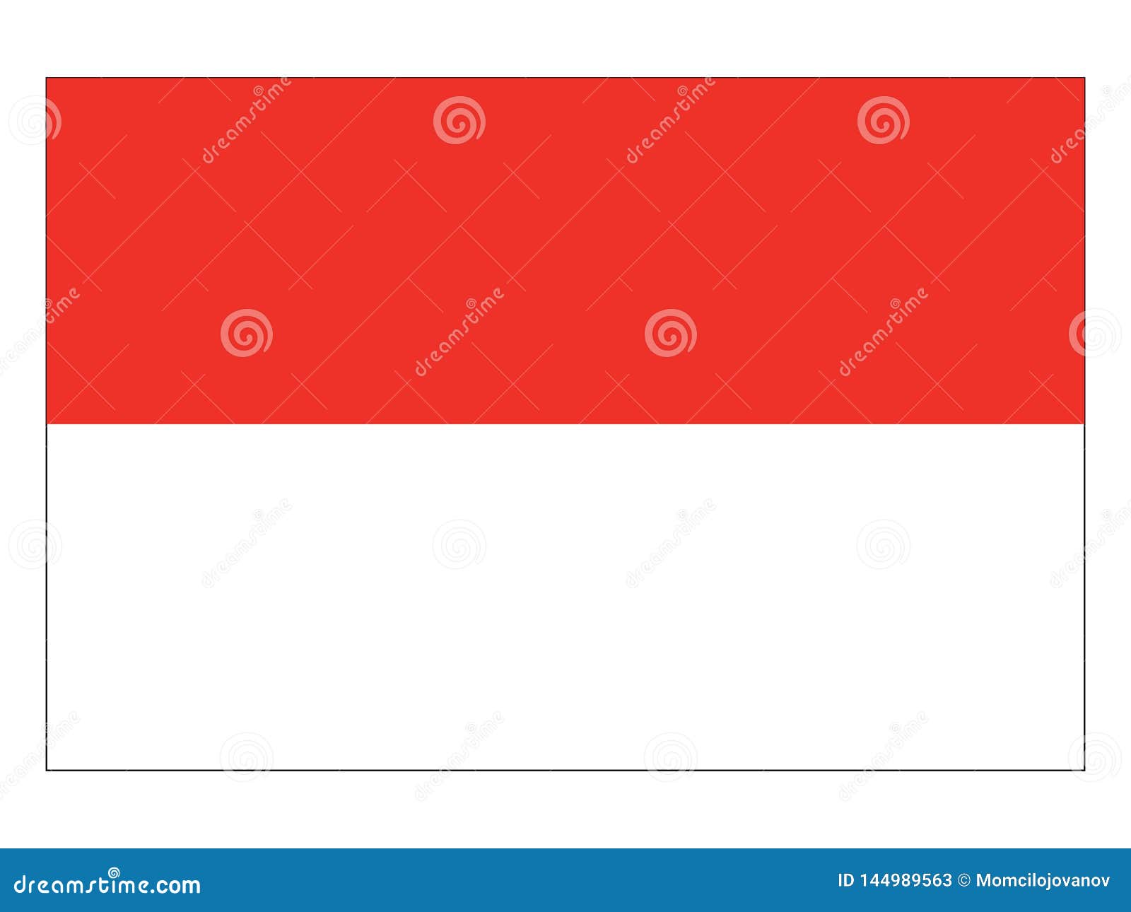 Flag of the Austrian State of Vienna Stock Vector - Illustration of ...