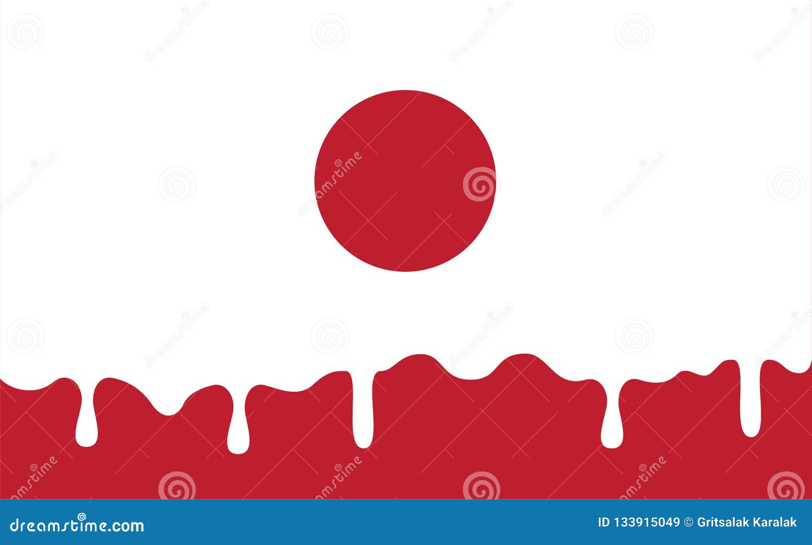 Flag Background with Drop Style Vector / Japan Stock Vector ...