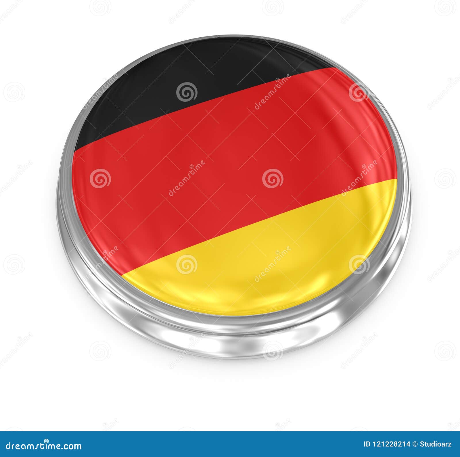 Flag badge - Germany stock illustration. Illustration of round - 121228214