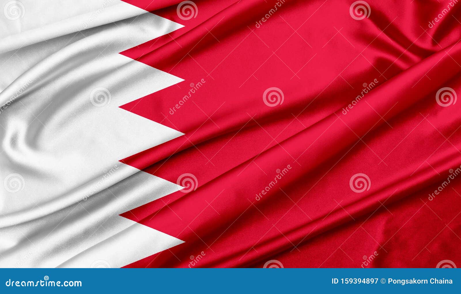 Flag of Bahrain Texture Background Stock Image - Image of background ...