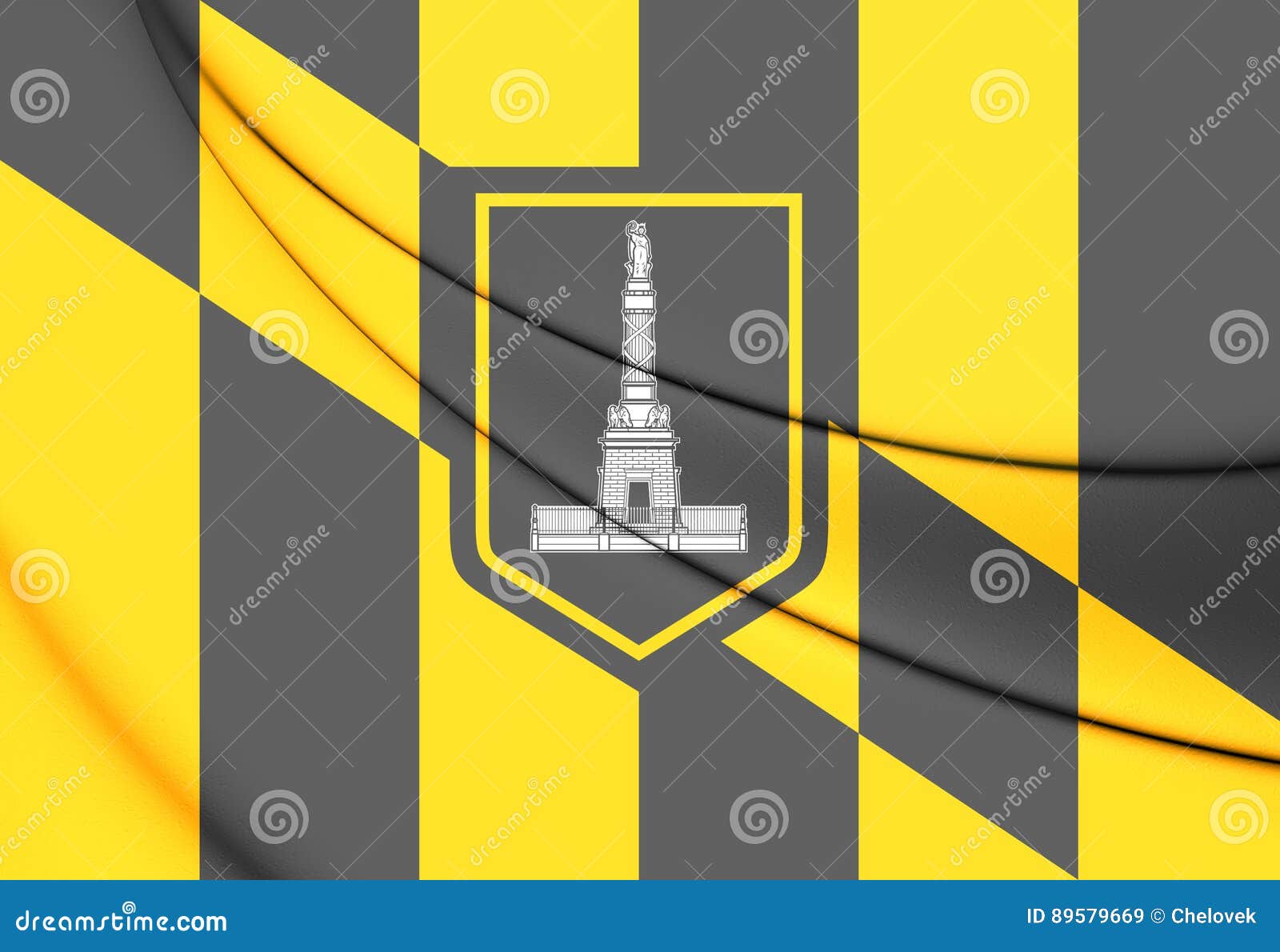 Flag of Baltimore Maryland, USA. Stock Illustration - Illustration of ...