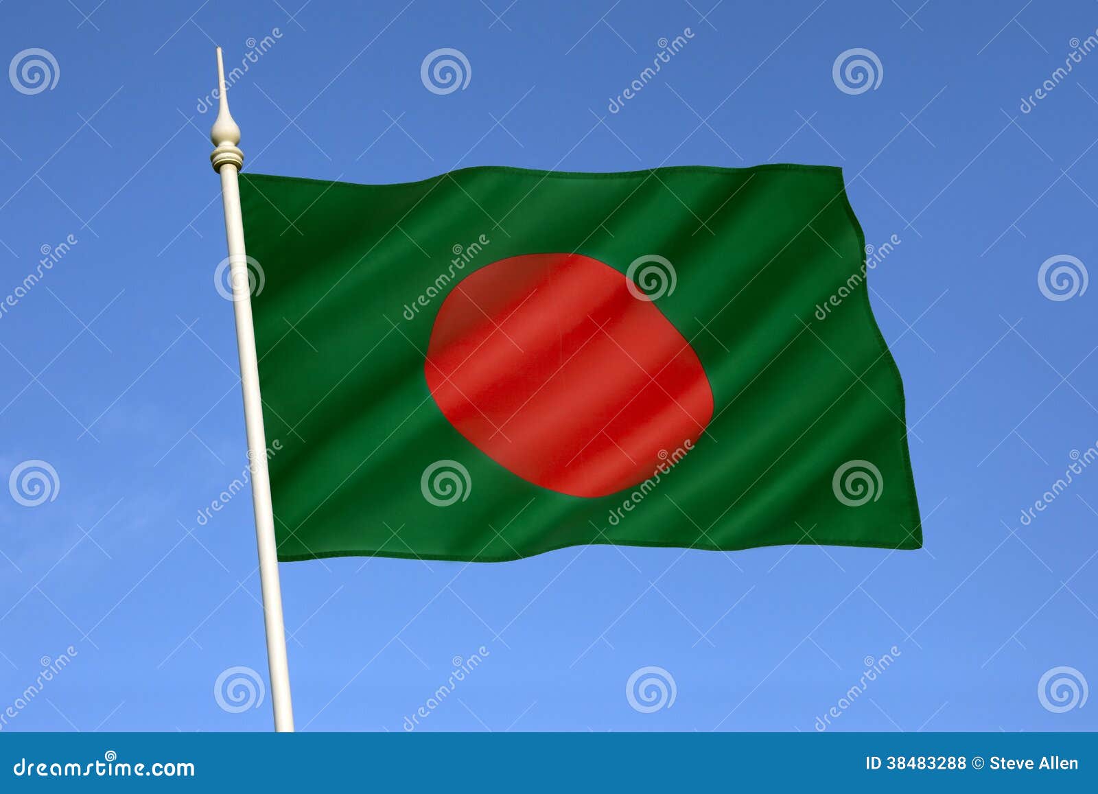 Flag of Bangladesh stock photo. Image of flagpole, tourism - 38483288