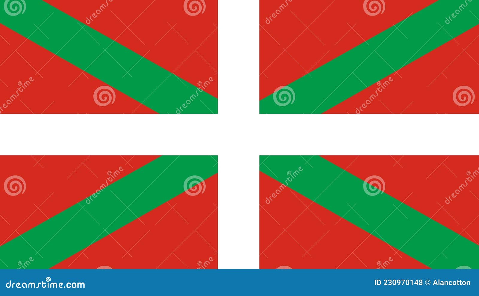 Basque Country Flag Flag stock vector. Illustration of icon - 230970148