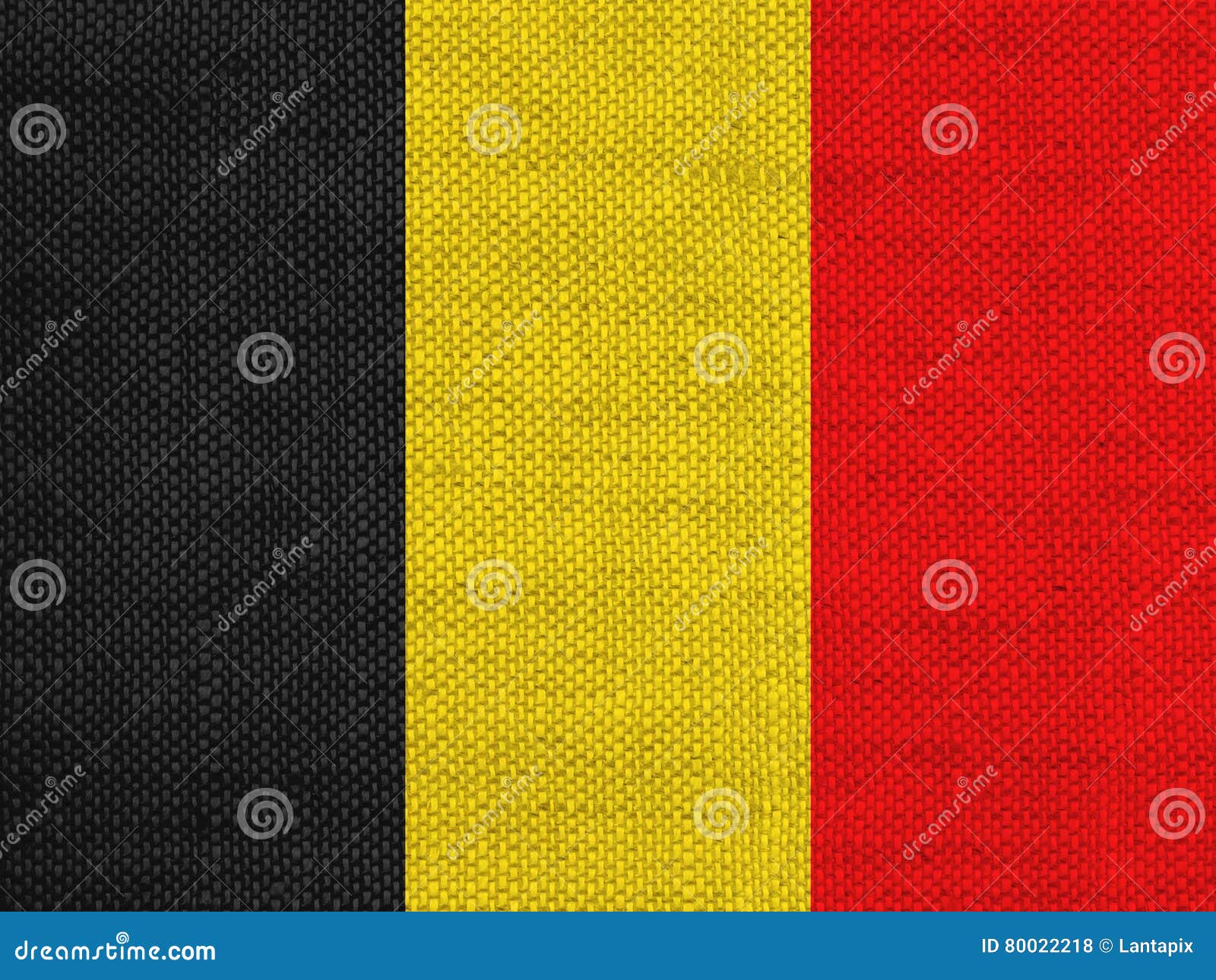 Flag of Belgium on Old Linen Stock Photo - Image of cloth, national ...
