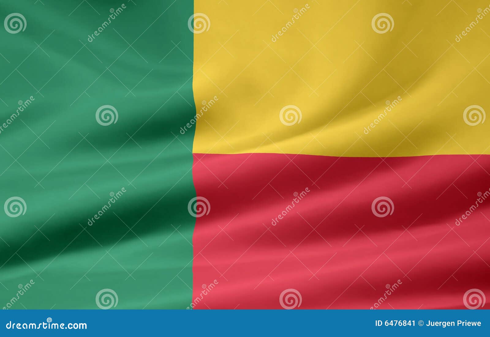 Flag of Benin stock illustration. Illustration of beninese - 6476841