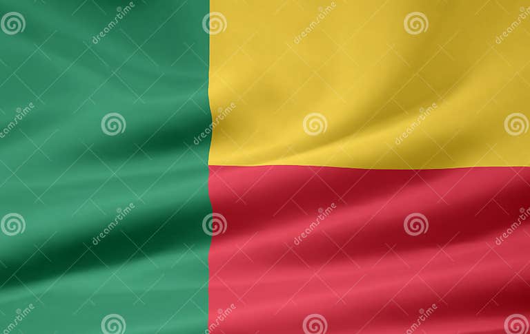 Flag of Benin stock illustration. Illustration of beninese - 6476841