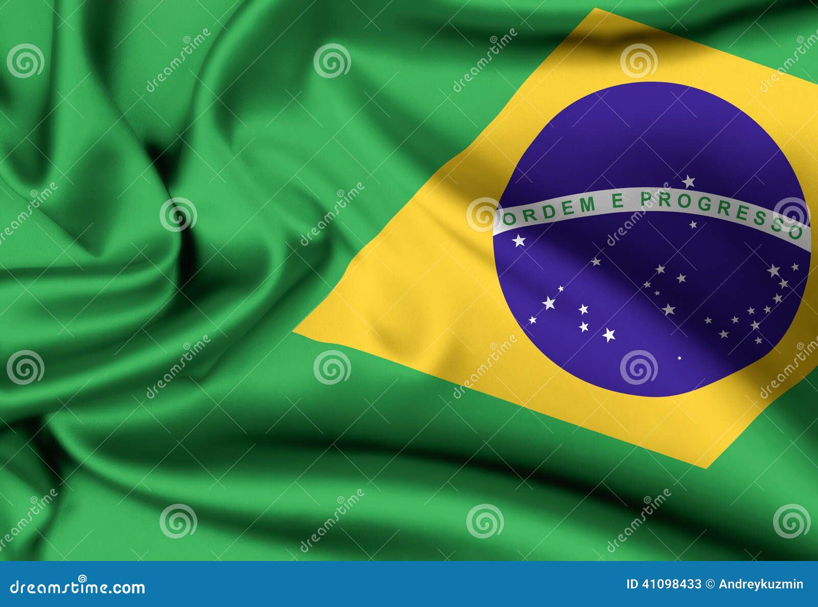 Flag of Brazil stock image. Image of traditional, green - 41098433