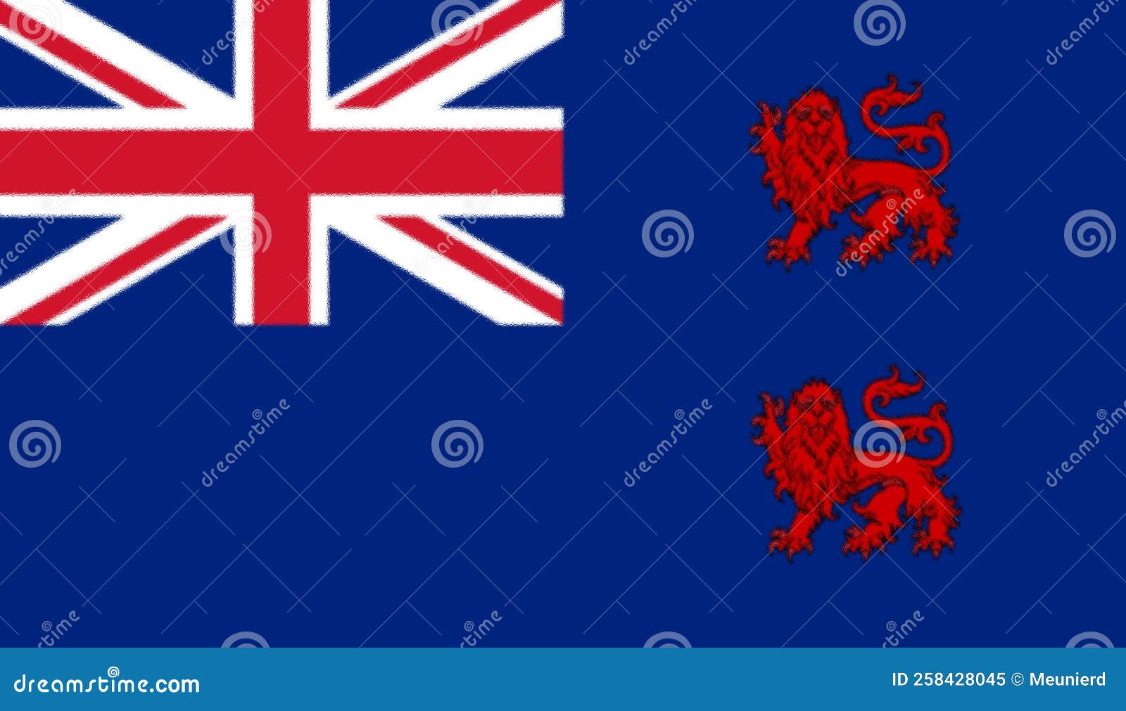 Glossy Glass Flag of British Cyprus Stock Illustration - Illustration ...