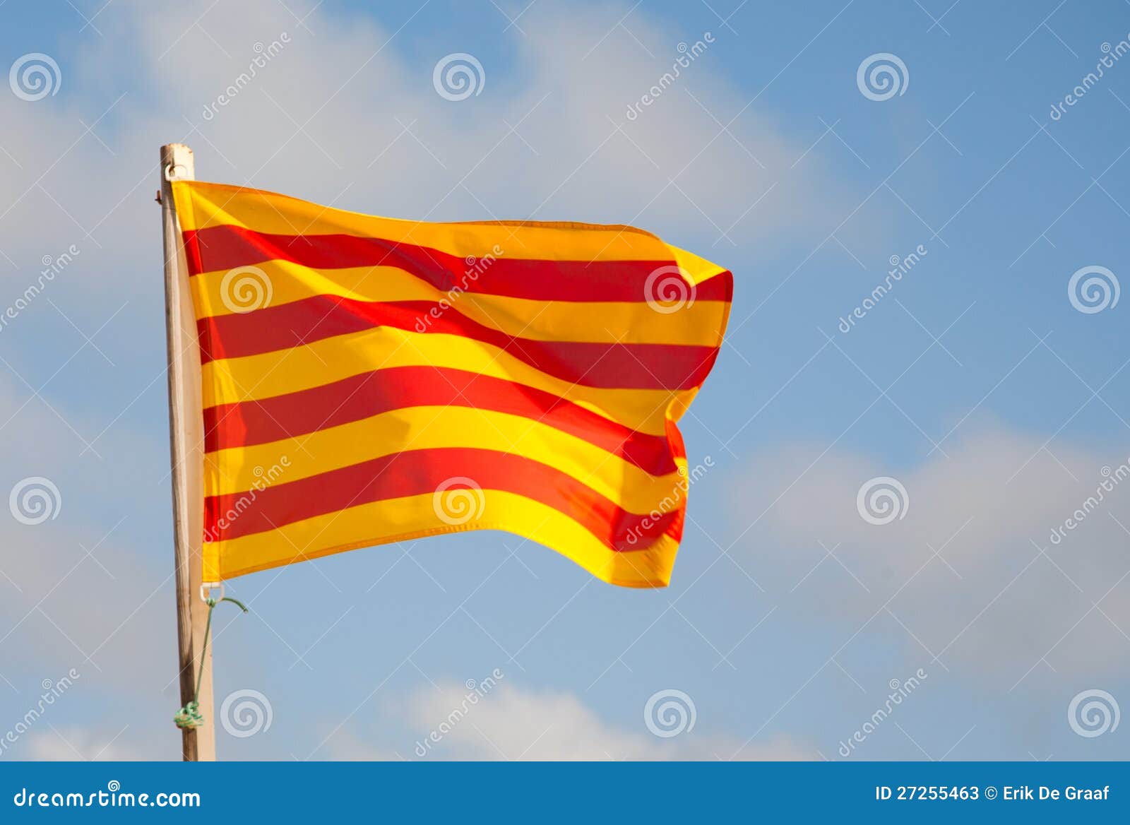 Flag of Catalonia stock image. Image of traveling, vexillogical - 27255463