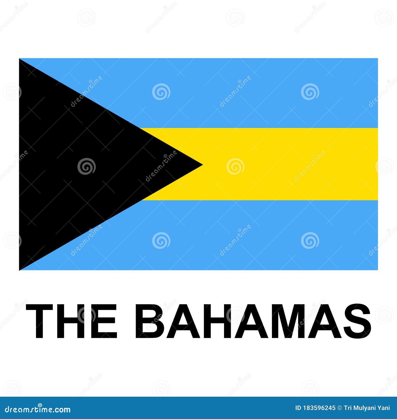 Bahamas Flags Background. Bahamian Round Flag Seamless Pattern. Vector ...