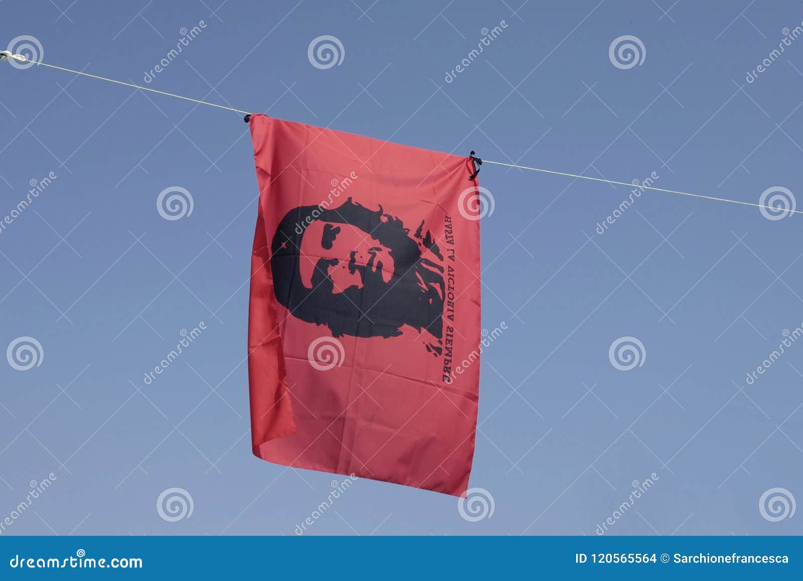 Flag of Che Guevara editorial stock image. Image of revolutionary ...