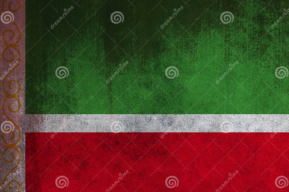 Flag of Chechen Republic, Fabric Flag of Chechen Republic. Chechen ...