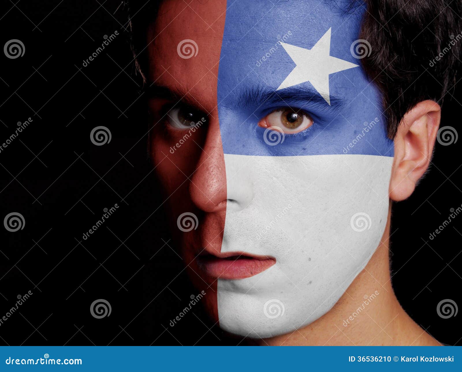 Flag of Chile stock photo. Image of people, proud, looking - 36536210