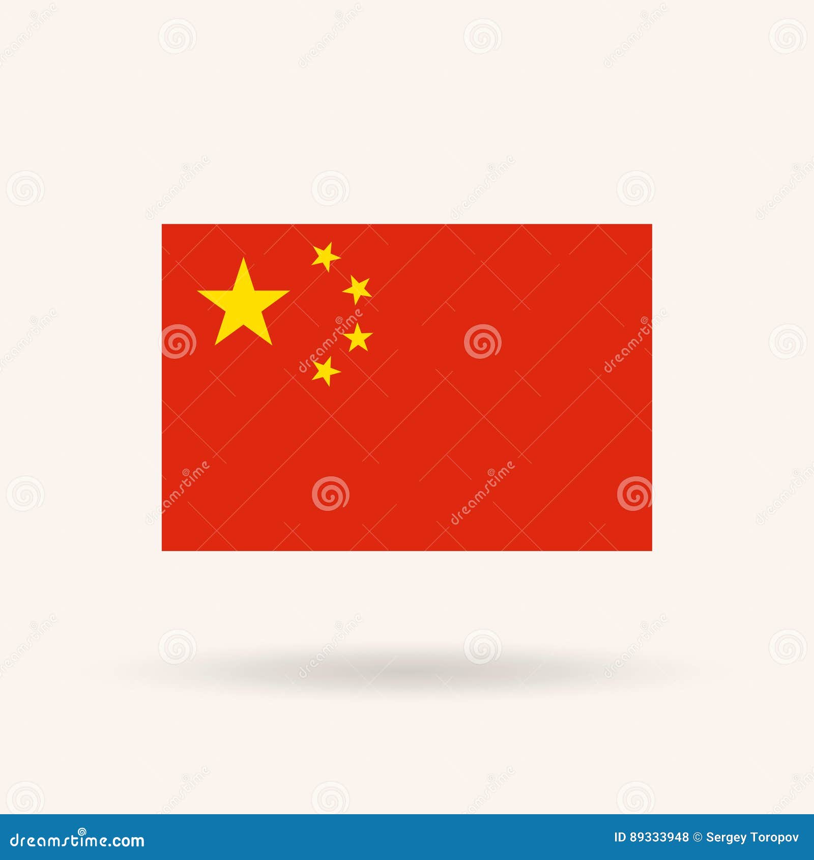 Flag of China stock vector. Illustration of accuracy - 89333948