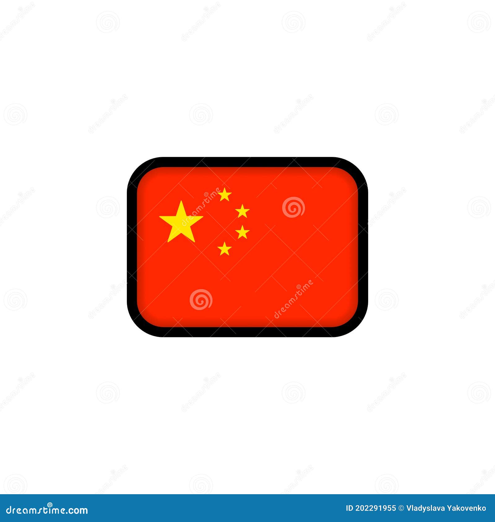 Flag of China. National China Flag. China Symbol. Vector Illustration ...