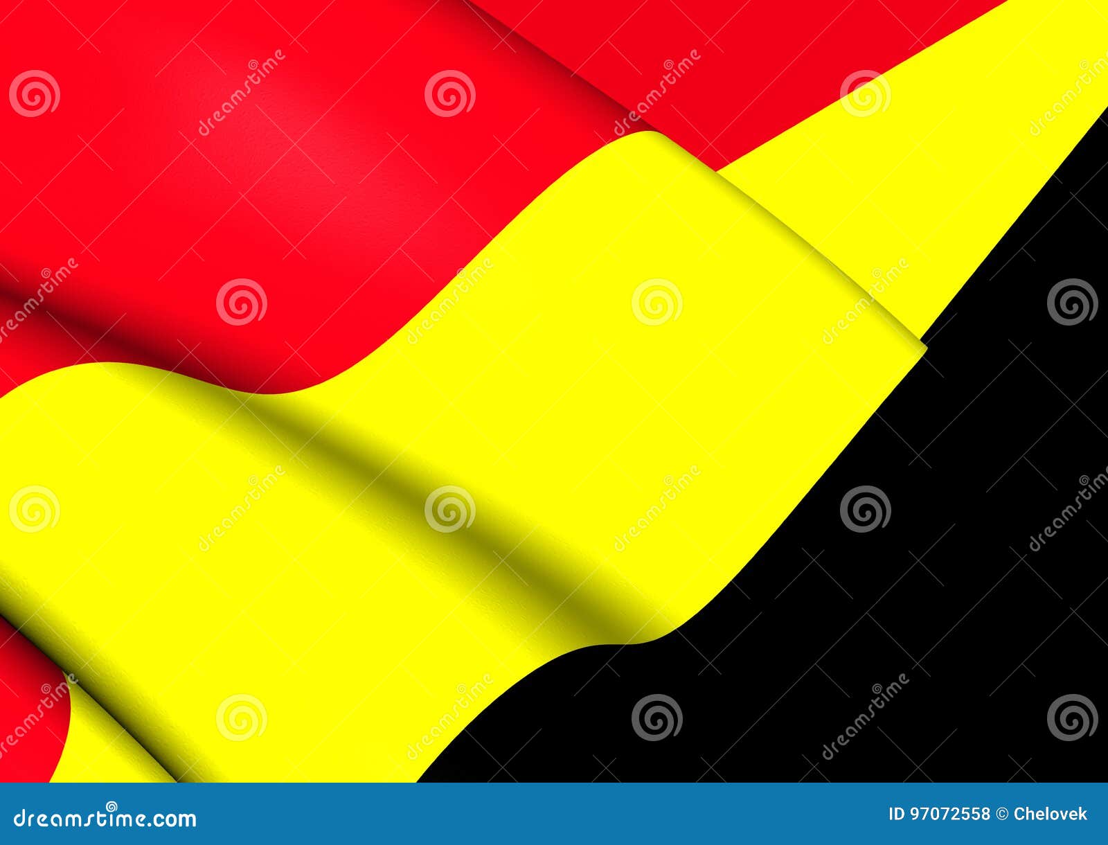 Flag of Coamo, Puerto Rico. Stock Illustration - Illustration of coamo ...