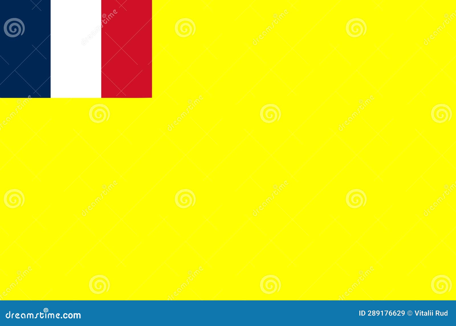 Flag of Colonial Annam stock illustration. Illustration of world ...