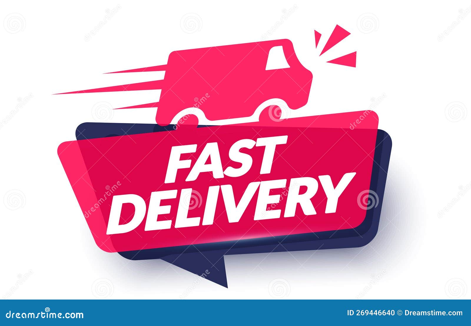 Delivery Sign Stickers Vector Illustration | CartoonDealer.com #28804420