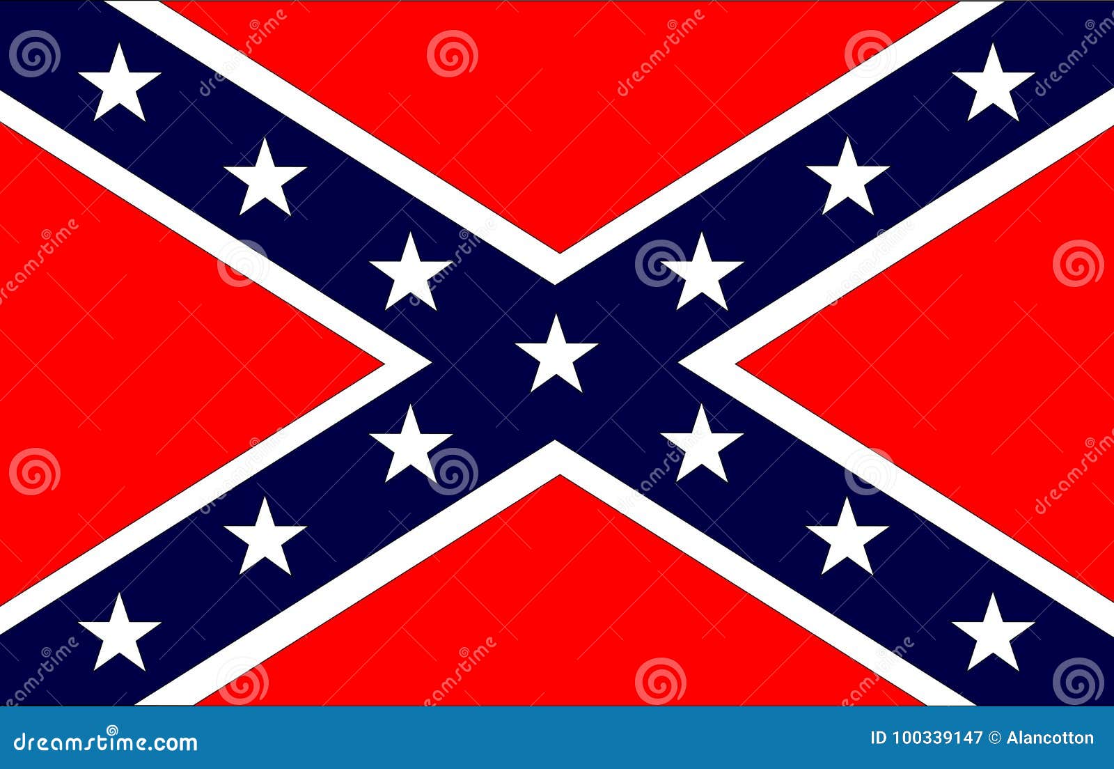Confederate Flag stock vector. Illustration of dirty - 100339147