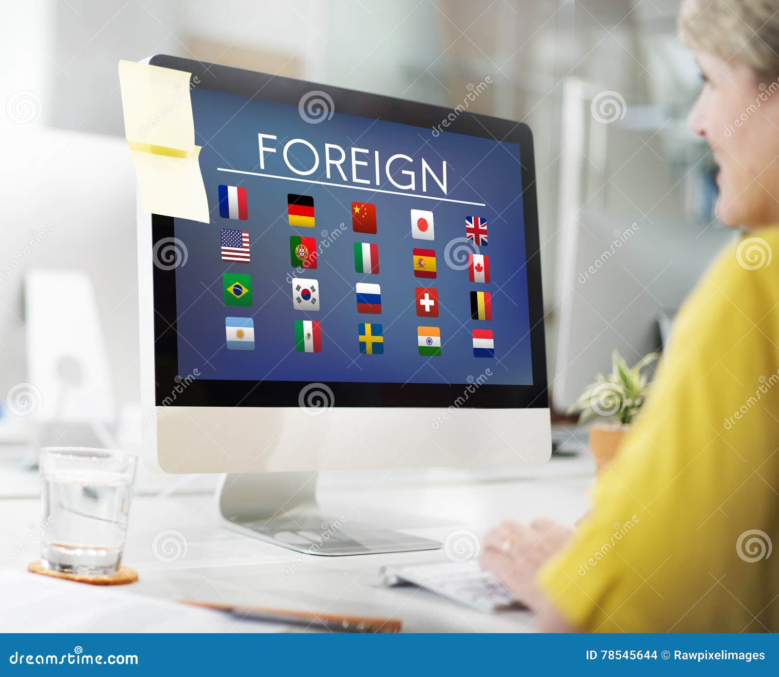 Flag Countries Foreign International Symbol Concept Stock Photo - Image ...