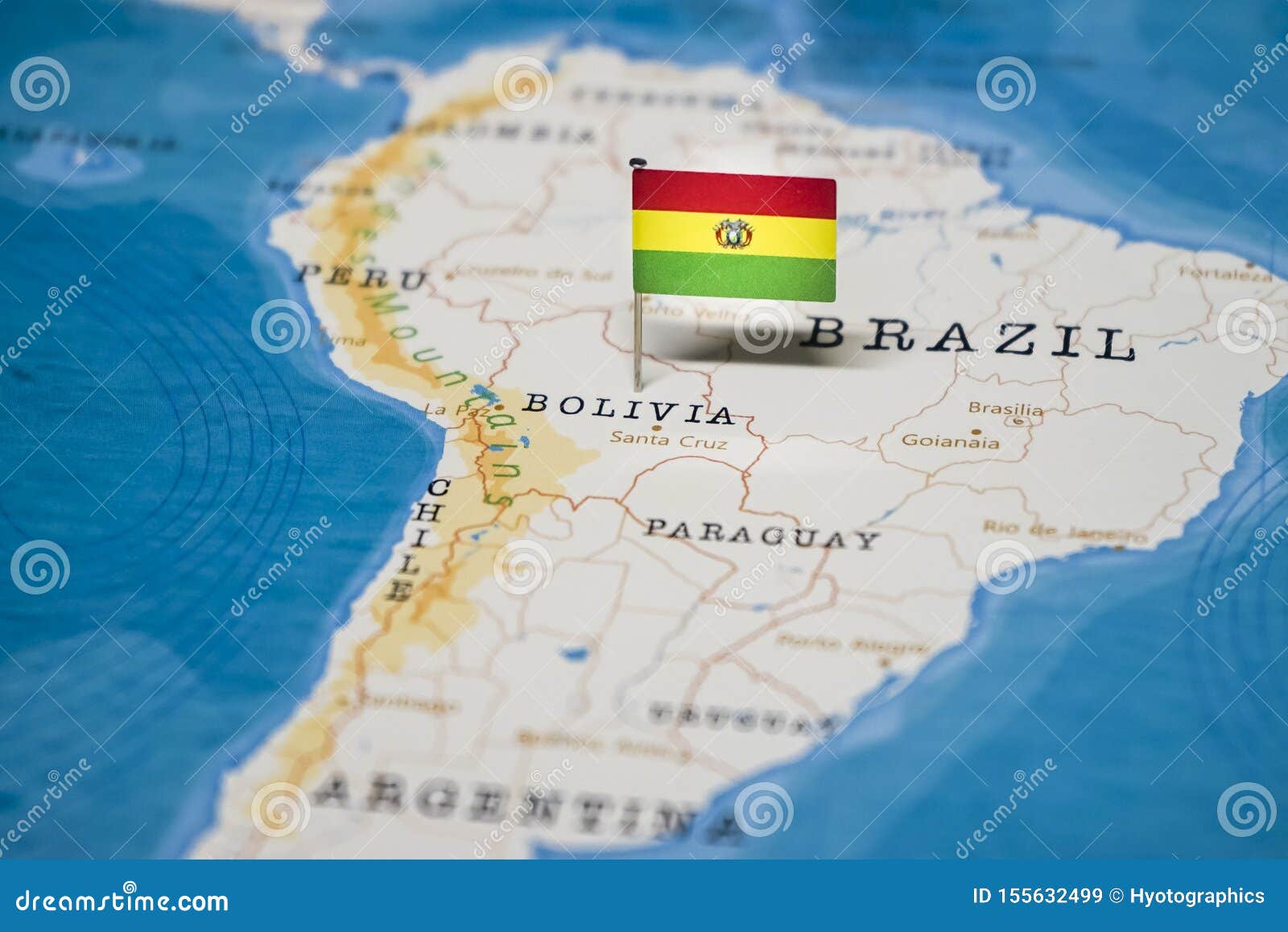 Bolivia On A World Map - Oconto County Plat Map