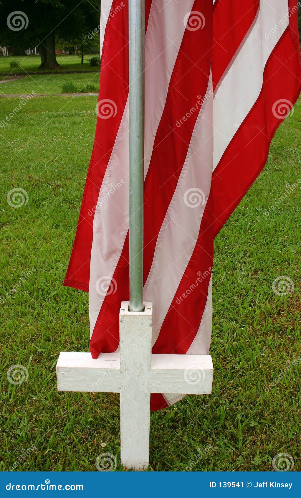 Flag and Cross stock image. Image of faith, spiritual, cross - 139541