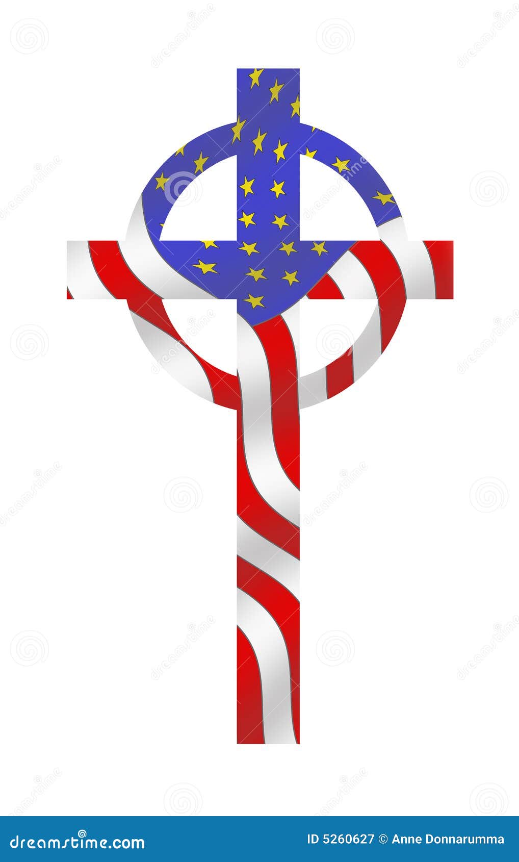 Gods Flag Clip Art