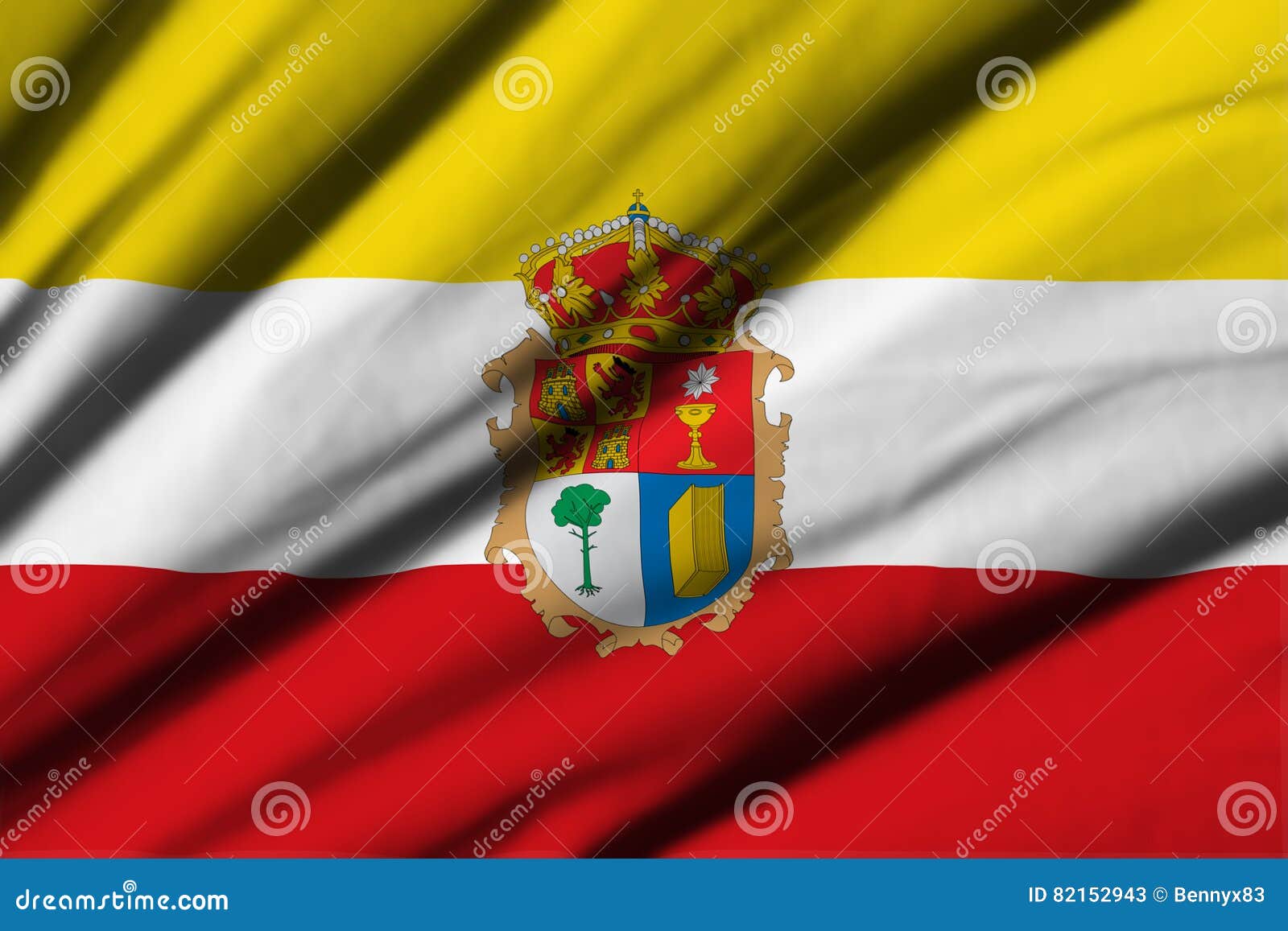 Flag of Cuenca stock illustration. Illustration of patriotic - 82152943