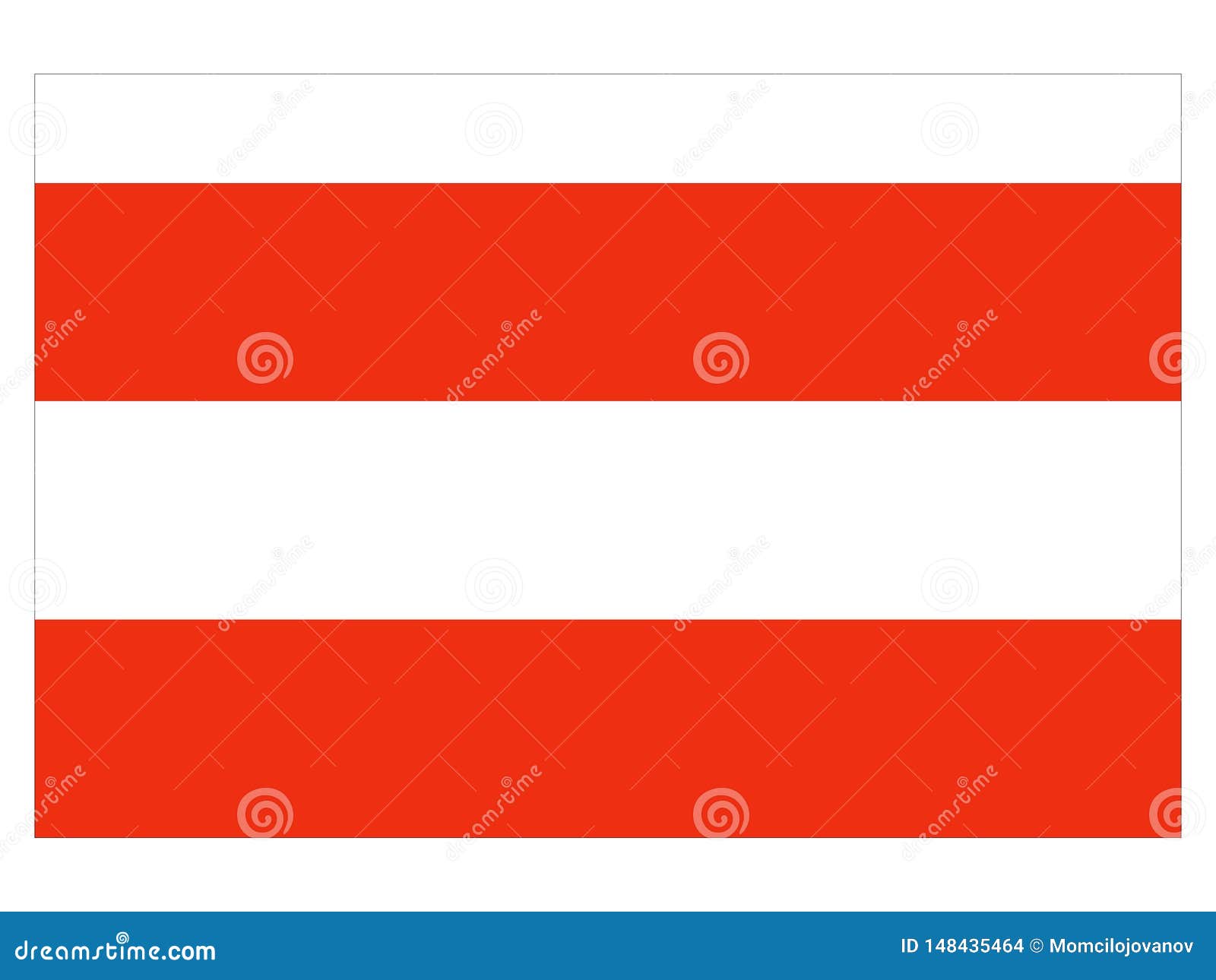 Flag of the Czech City of Brno Stock Vector - Illustration of ostrava ...