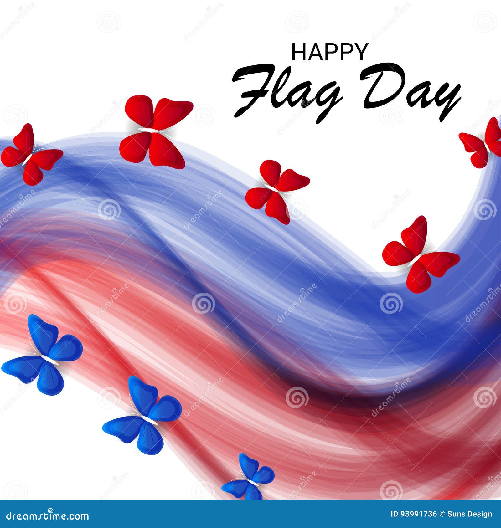 Flag Day. stock illustration. Illustration of template - 93991736