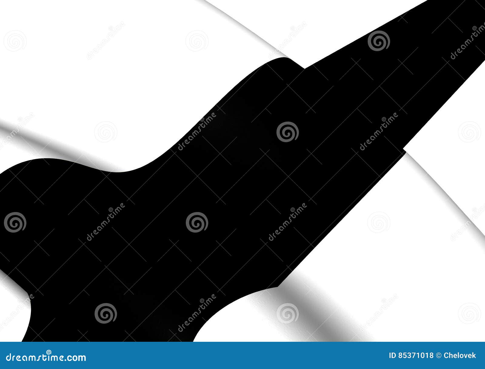 Flag of Delft, Netherlands. Stock Illustration - Illustration of ...