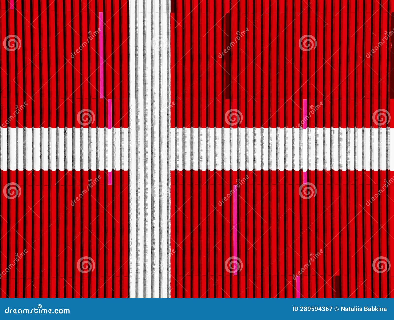 Flag of Denmark on a Textured Background. Concept Collage Stock Image ...