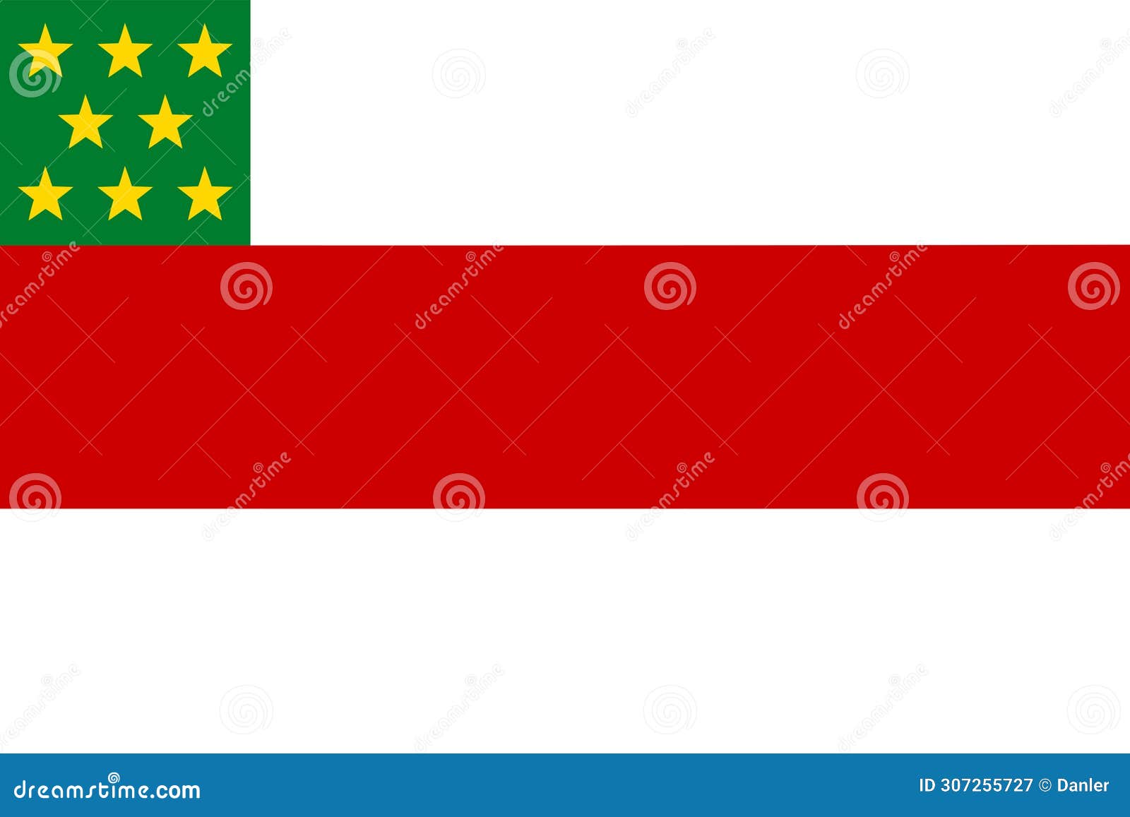 Flag Department of Piura (Republic of Peru Stock Vector - Illustration ...