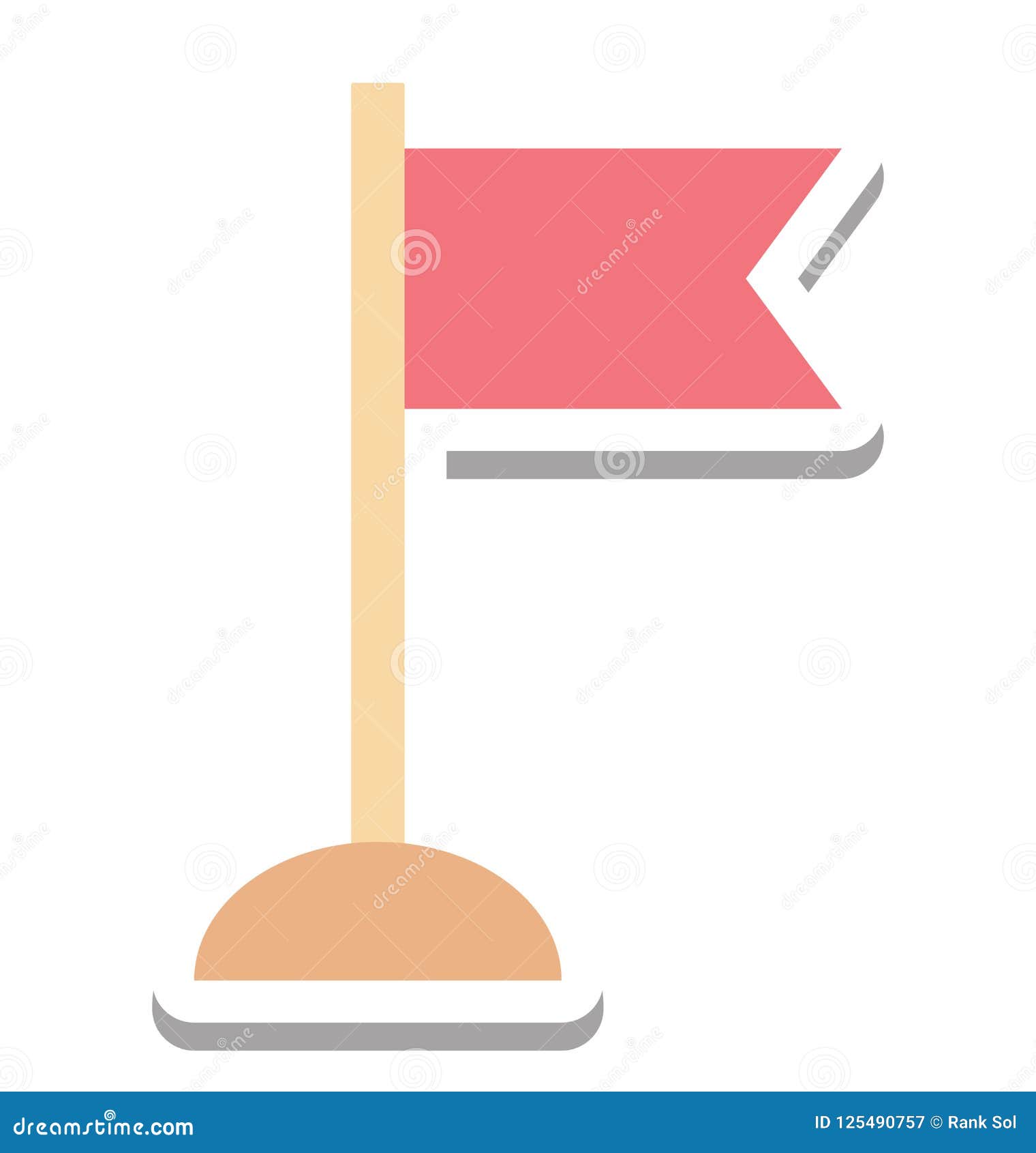 Flag, Destination Flag Vector Icon Editable Stock Illustration ...